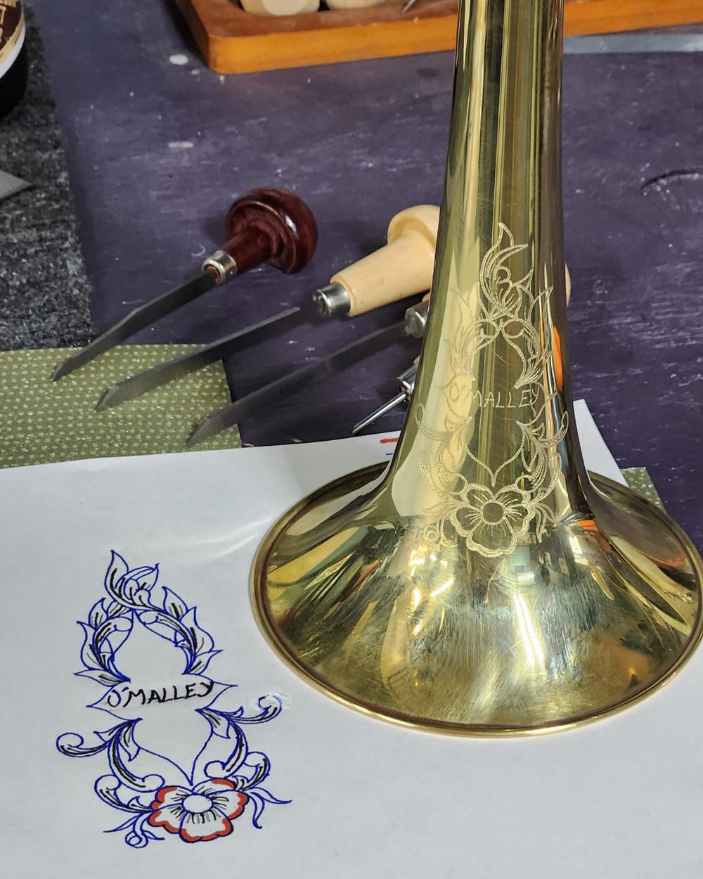 Engraving – O'Malley Brass Instruments
